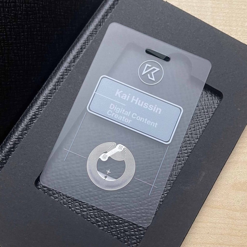 Custom Card PVC Transparent (Vertical) 01 | Tapje.la